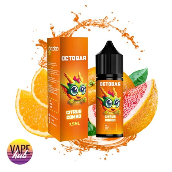 Набір OctoBar NFT Salt 15 мл 65 мг - Citrus Combo купити за 209 грн